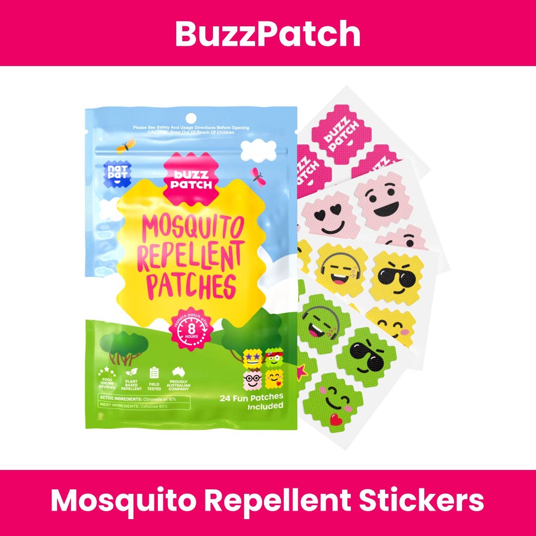 BuzzPatch | Mosquito Stickers | Insect Repellent Stickers – Bumbleboo