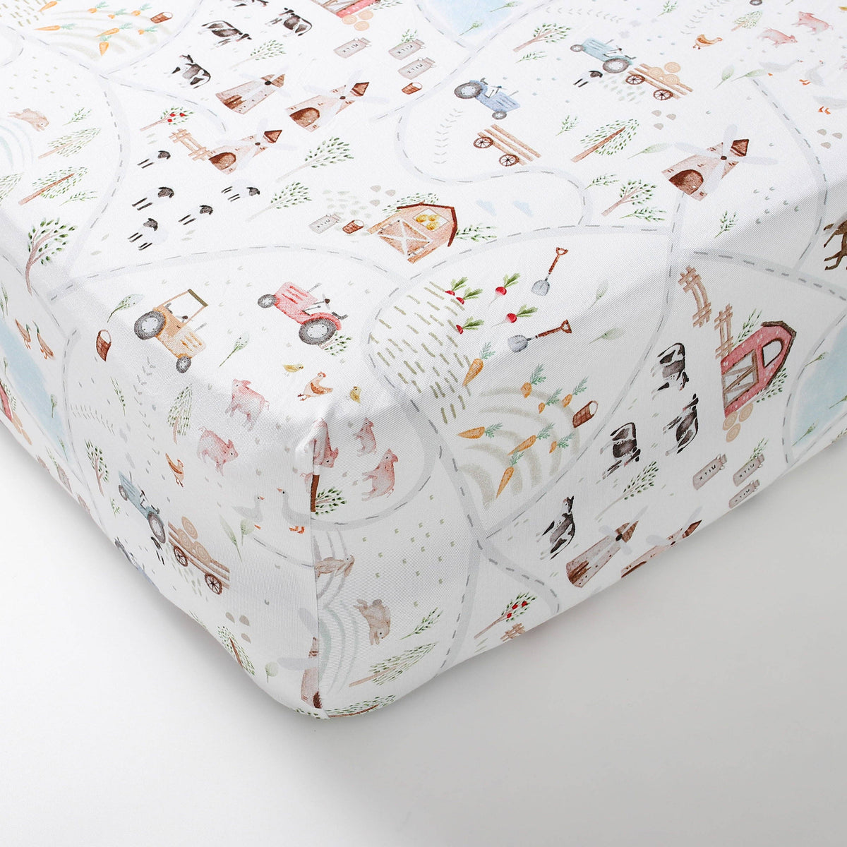 Early Grey Bamboo Crib Sheet – Bumbleboo