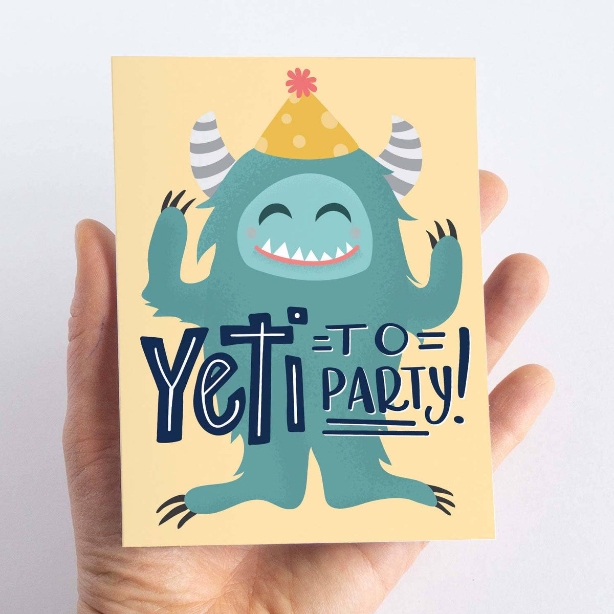 Children's Yeti Birthday Card – Bumbleboo